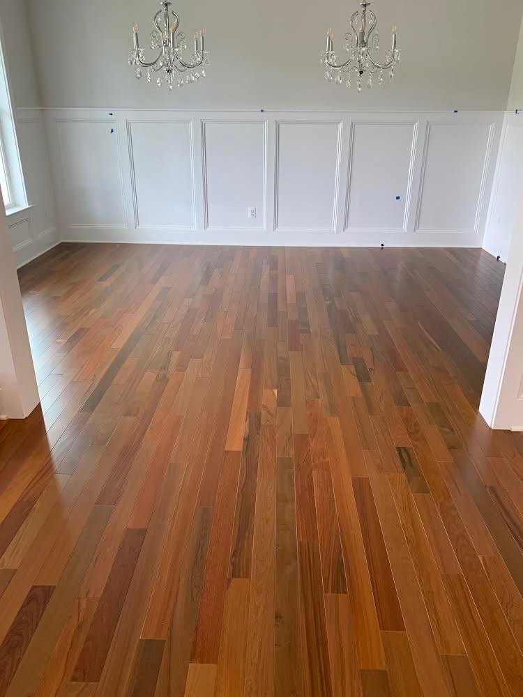 Brazilian Walnut Prefinished Solid Premium/A Grade 3/4" x 3 1/4" x Ran ...